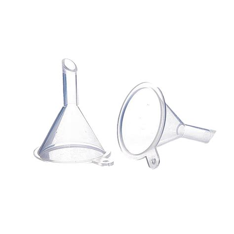 2 Pack Mini Clear Funnel For Bottling Cosmetics Liquids And Oil Filling Small Funnel For Easy