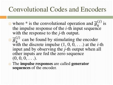 convolutional codes