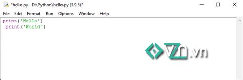 Cú Pháp Cơ Bản Của Python