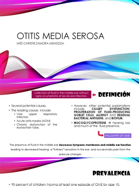 Otitis Media Serosapptx Medical Specialties Clinical Medicine