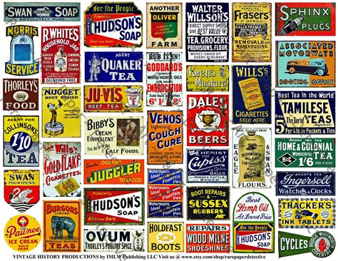 Vintage Advertising Miniature Signs 40 Coal Oil Farm And Model