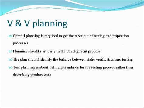 Verification And Validation Unit Testing Software Testing Strategies
