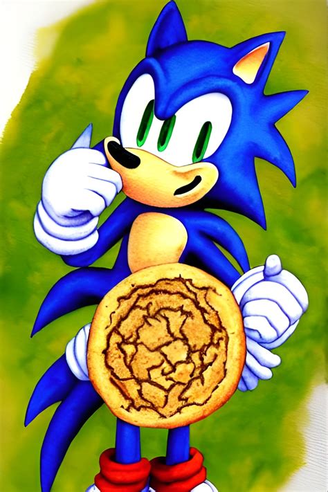 Wonder Ai Sonic Eating Cookies 3 By Aisonicart On Deviantart