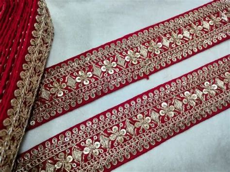 Red Sequin Trim At ₹ 202000 Decorative Sequin Trimming सेक्विन