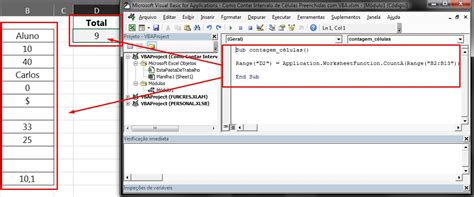 Como Contar Intervalo de Células Preenchidas com VBA Ninja do Excel