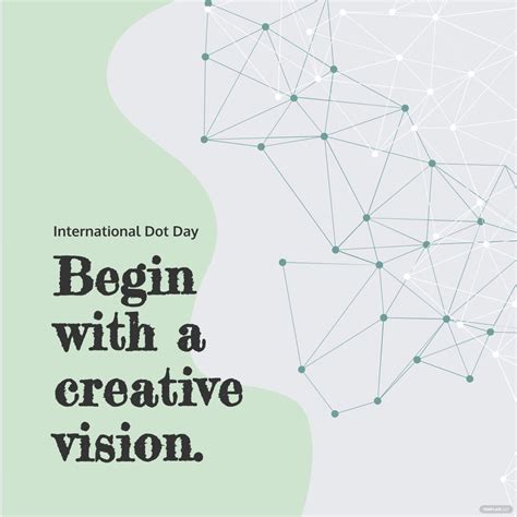 International Dot Day Flyer Vector In Psd Illustrator  Png Svg