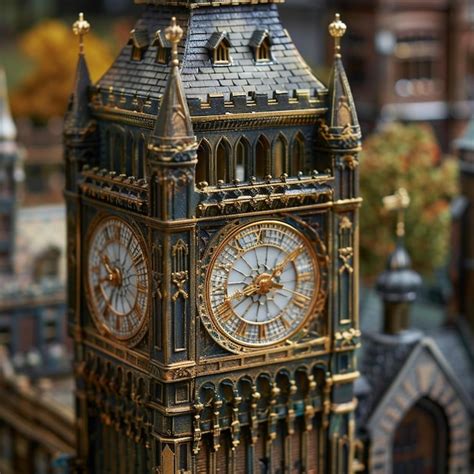 Stunning Closeup Of A Massive Clock Tower Showcasing Intricate Details