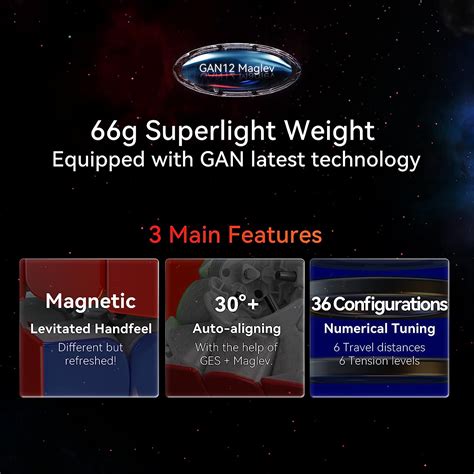 Buy Gan 12 Maglev Uv Coated 3x3 Stickerless Speed Cube Gans 56mm Magic