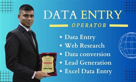 do data entry file conversion copy paste and web research by