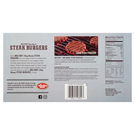 Holtens Chop House Steak Burgers Angus Beef Same Day Delivery Or