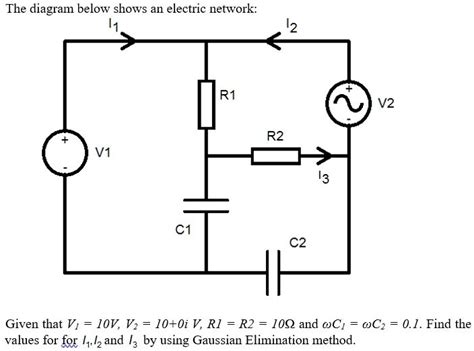 the diagram below shows an electric network given that v1 10v v2