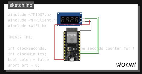 Tm1637brttest Wokwi Esp32 Stm32 Arduino Simulator