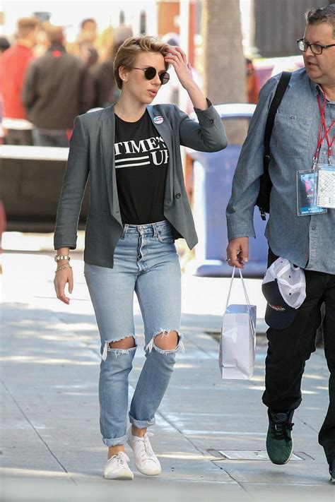 Scarlett Johansson Womens March January 20 2018 Star Style