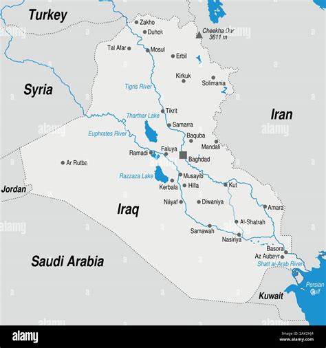 World Map Tigris And Euphrates