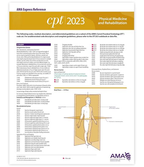 Buy Cpt 2023 Express Reference Coding Card Physical Medicine And