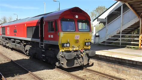 Db Cargo Uk Class 66 No 66100 Chepstow 693u 15042020 Youtube