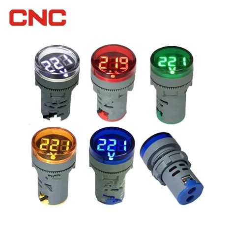 Red Yellow Lamp For Machine Digital Panel LED Lamps Ammeter Indicator Light Digital Indicator