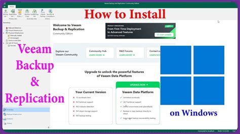 Veeam How To Install Veeam Backup And Replication Community Edition Ce On Windows Server Youtube