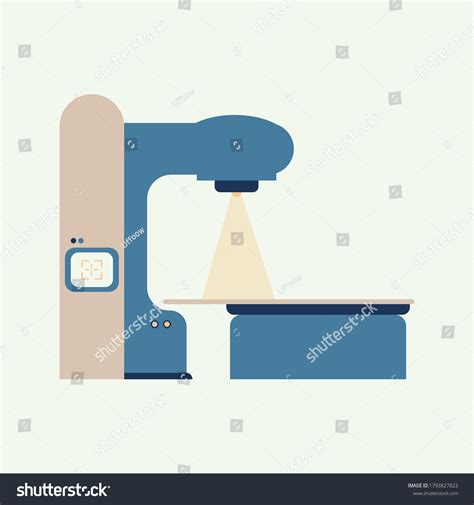 Linear Accelerator Radiation Therapy Cancer Treatment Stock Vector