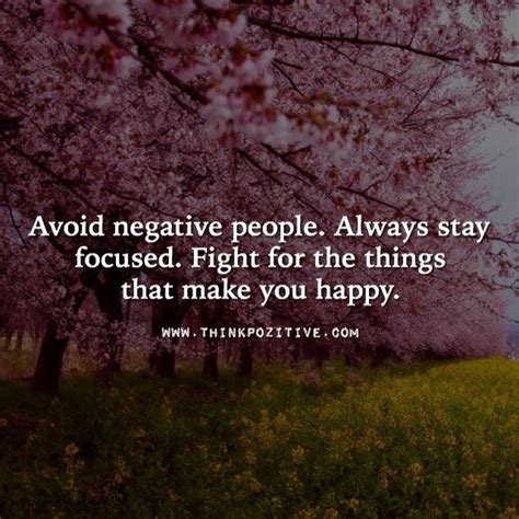Avoid Negative People