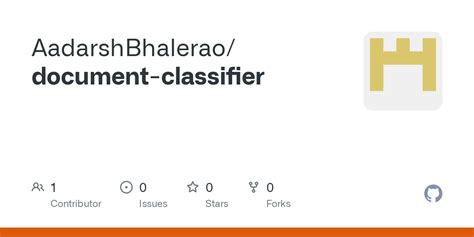 Github Aadarshbhaleraodocument Classifier