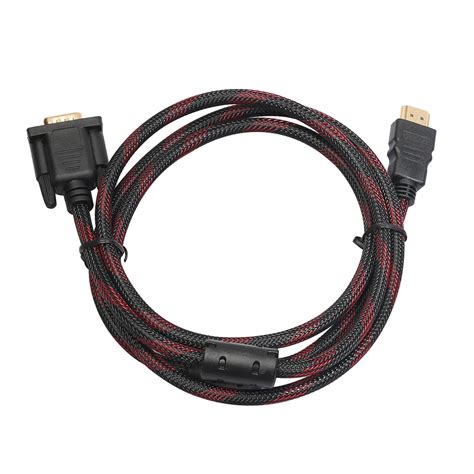M Hdmi Male To Male Pin Vga Cable Hdmi To Vga Connector Adapter