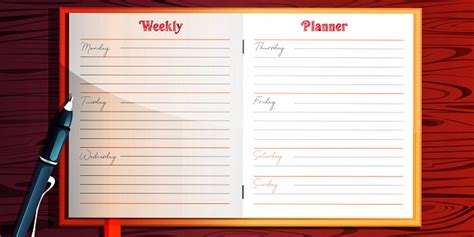 일일 계획의 개념 만화 스타일의 수업 일정 추상적인 나무 배경에 수업과 수업의 주간 플래너 계획에 대한 스톡 벡터 아트 및 기타