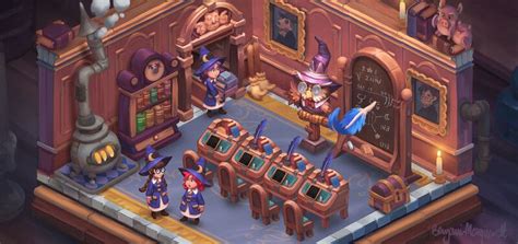 Artstation Magic School Ben Marquardt Magic School Witch School