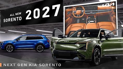 Rendering Fifth Gen All New 2027 Kia Sorento Gets A Complete Redesign