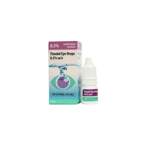 Timolol 05 Eye Drops 5ml Valley Pharmacy Aesthetics