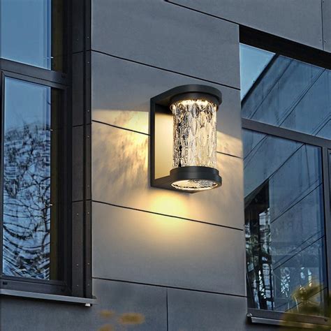 Modern Luxury Glass Stereoscopic Luminescence Cylindrical Led Wall