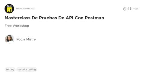 masterclass de pruebas de api con postman