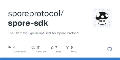 Github Sporeprotocolspore Sdk The Ultimate Typescript Sdk For Spore