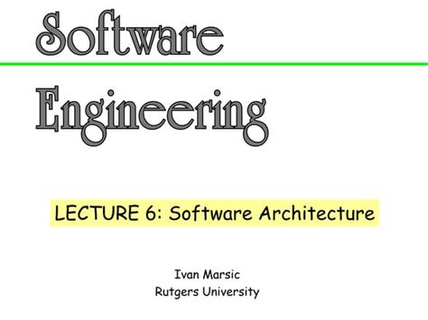 Software Architecture In Architecture Design Ppt Operating Systems Computer Software And