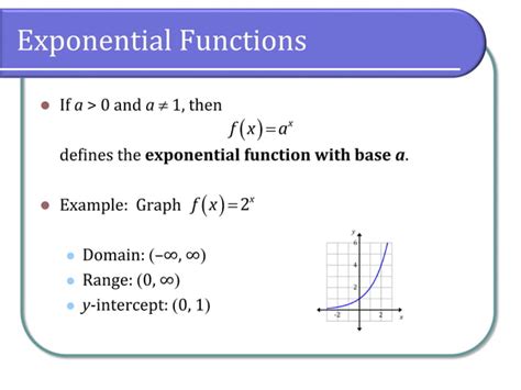 Exponential Functions PPT