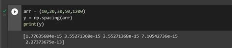 Numpy Spacing Function A Complete Guide Askpython