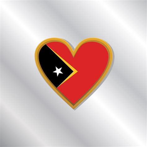 Premium Vector Illustration Of Timor Leste Flag Template