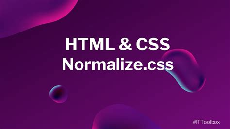HTML CSS Topic Adding Normalize Css Taglish YouTube
