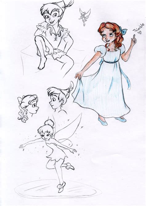 Disney Peter Pan Sketches At Explore Collection Of