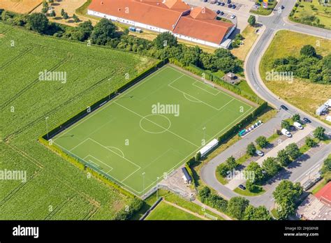 Aerial Photo Sports Field TuS Bremen 1905 Parsit Ense Sauerland
