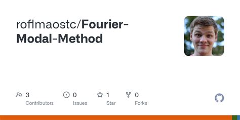 Github Roflmaostcfourier Modal Method