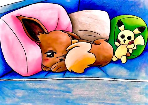Sleepy Eevee By Piplup88908 On Deviantart