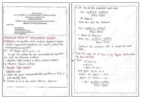 Numerical Methods 1 Maths For Cse Stream 1 Studocu