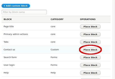 Placing The Contact Form In A Block In Drupal 8 Peacog Web Development
