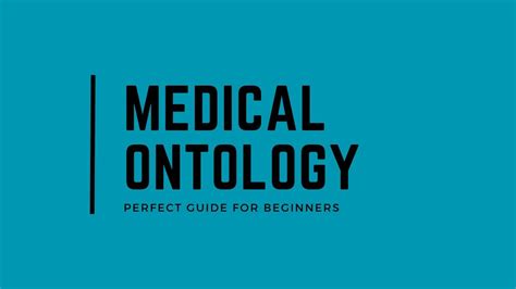 What Is Medical Ontology Updated Info Medicantology