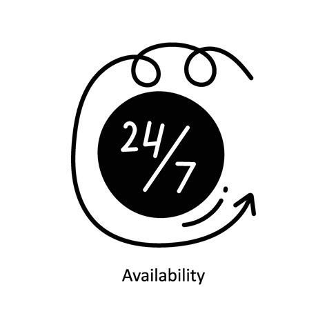 Availability Doodle Icon Design Illustration Ecommerce And Shopping