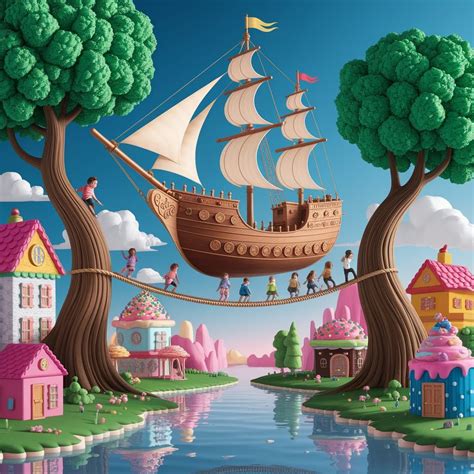 Surreal Candy Scene Surreal Candy Scene