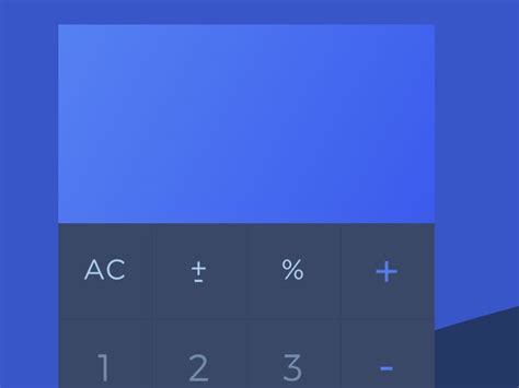 Calculator Mobile App Ui