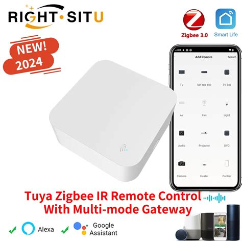 Tuya Zigbee Ir Remote Control Tuya Multi Mode Gateway Zigbee Hub For Smart Home Via Apppng
