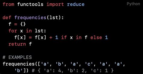 python代码阅读（第34篇）：列表元素出现频率字典 infoq 写作平台